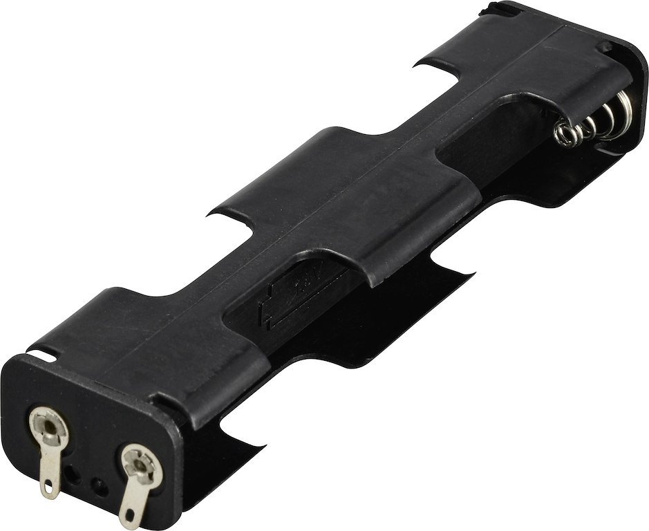 Tru Components TC-13220548 drzac baterije 4* Mignon (AA) lemni prikljucak (D * S * V) 108 * 26 * 17 mm