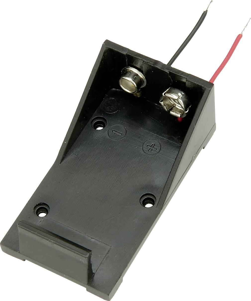 Drzac baterije 1* 9 V blok kabl Tru Components BH9VA Drzac baterije 1* 9 V blok kabl Tru Components BH9VA