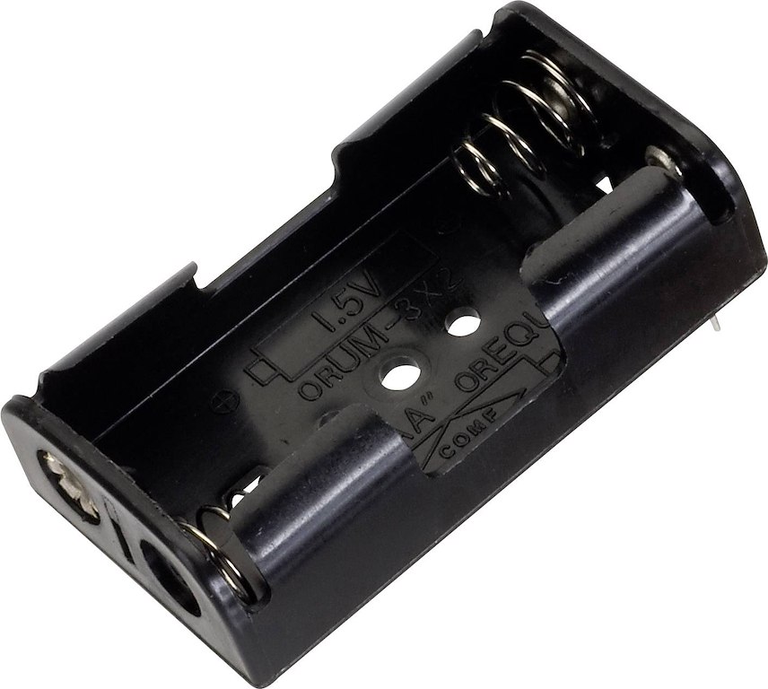 Drzac baterije 2* Mignon (AA) Kontakti Tru Components BH-321-1P
