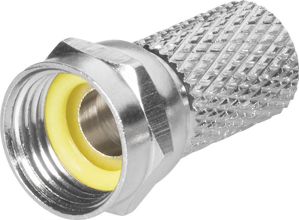 Tru Components 1582461 F-konektor sa gumenom zaptivkom Prikljucci: F-utikac Precnik kabla: 6,8 mm
