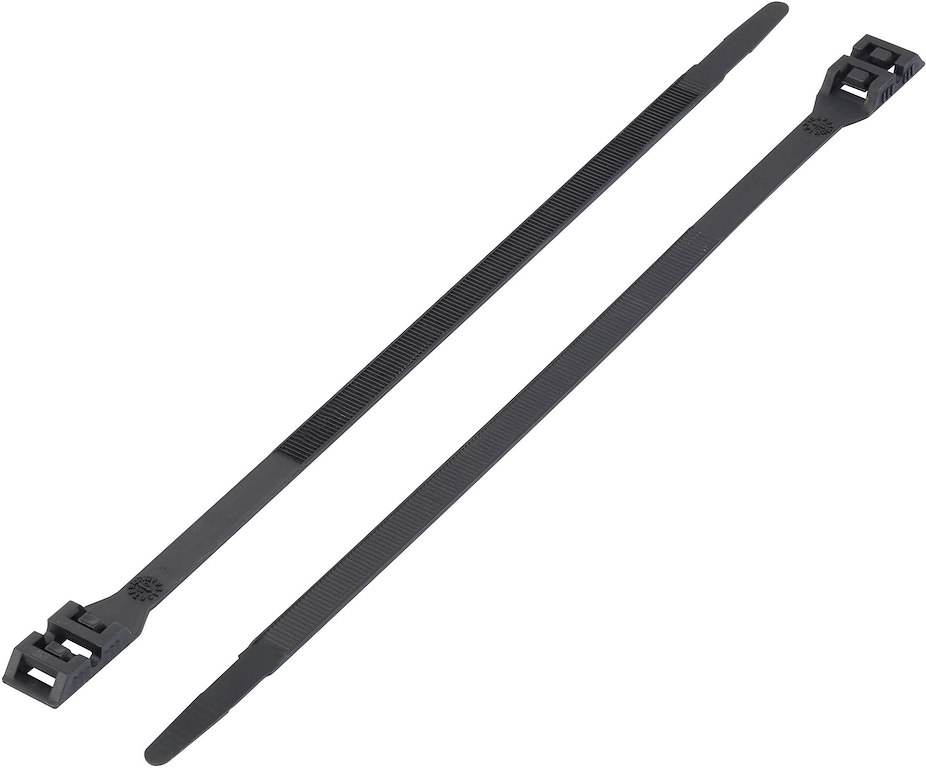 Vezica 610 mm crna sa duplom glavom Tru Components 1592837 TC-DK-610BK203