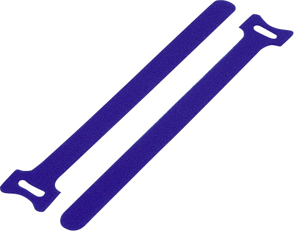 Vezice za kablove za spajanje, hvat i mekani deo (D * s) 135 mm * 12 mm plave Tru Components TC-MGT-135BE203