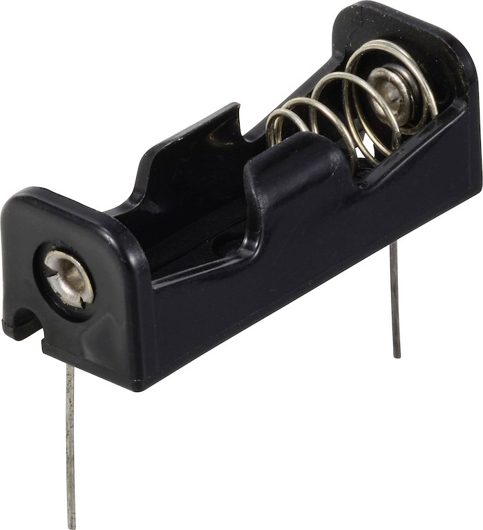 Tru Components TC-13220732 drzac baterije 1* Ladi (N) kontaktni polovi (D * S * V) 36 * 12 * 13 mm