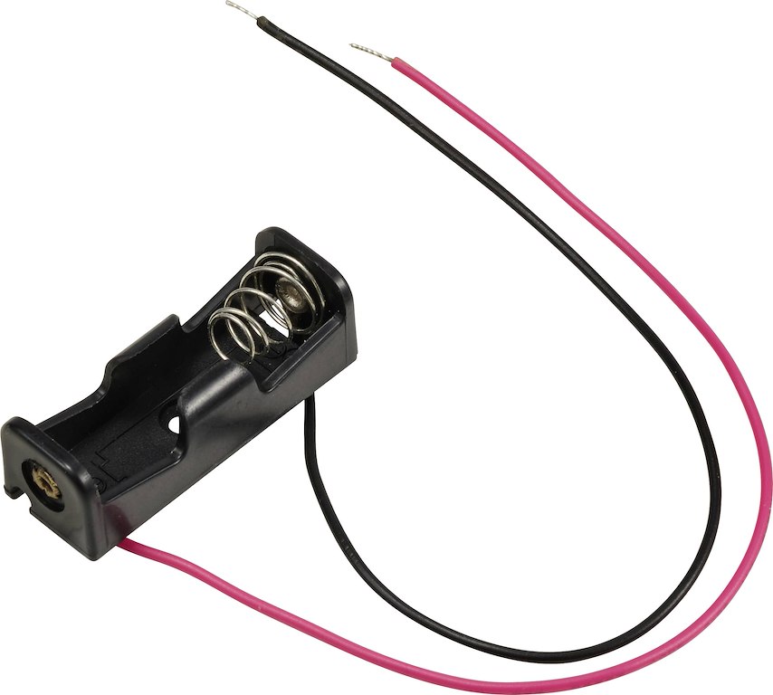 Tru Components TC-13220652 drzac baterije 1* Ladi (N) kabl (D * S * V) 36 * 12 * 13 mm