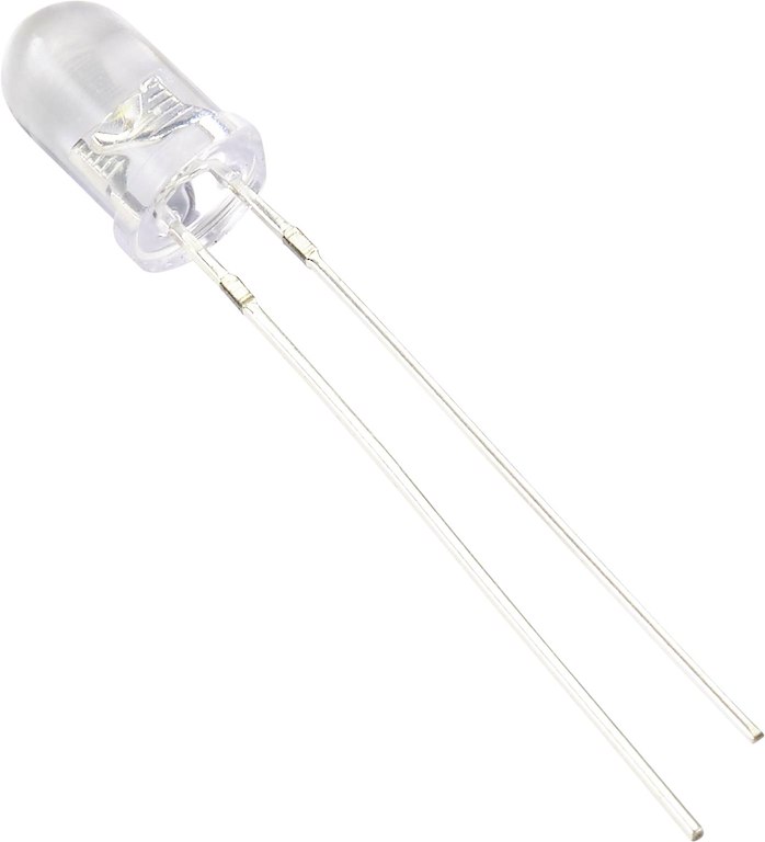 Tru Components difuzna LED bela okrugla 5 mm 18000 mcd 20 20 mA