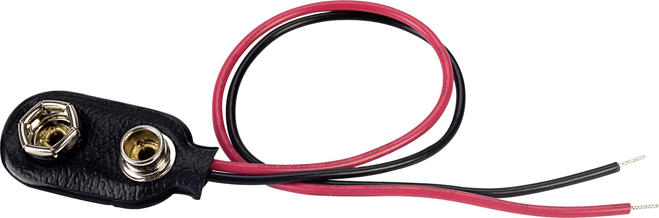Konektor za bateriju 1* 9 V Blok konektor za dugme (D * S) 31 mm * 14 mm Tru Components BS-ER-36-150