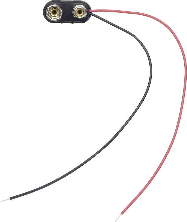 Konektor za bateriju 1* 9 V Blok konektor za dugme (D * S * V) 24,5 * 11,8 * 7,3 mm Tru Components 18-0092