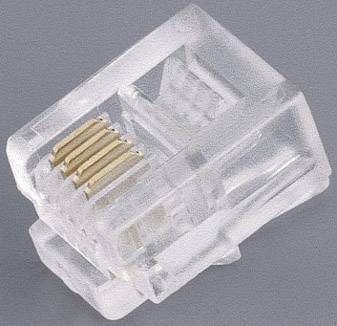Tru Components 1582441 muski ravni konektor broj polova 6P6C