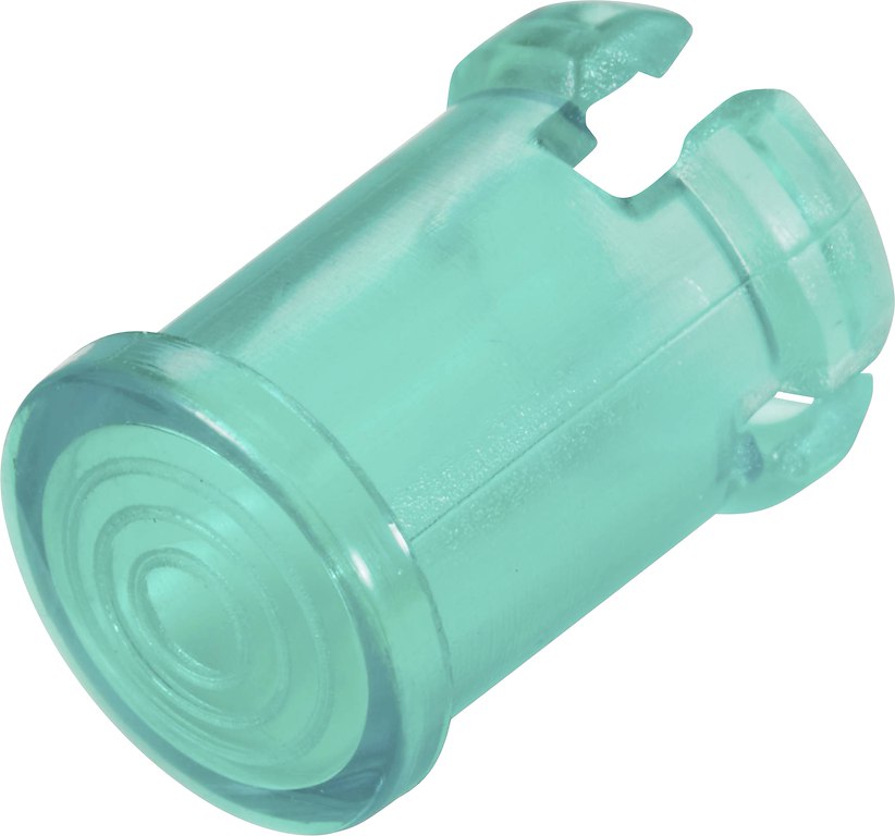 Tru Components TC-13069296 svetlosni poklopac zelena, providna Pogodno za (LED) LED 5 mm