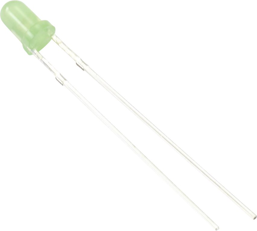 Tru Components difuzna LED zuto-zelena okrugla 3 mm 68 mcd 60 20 mA