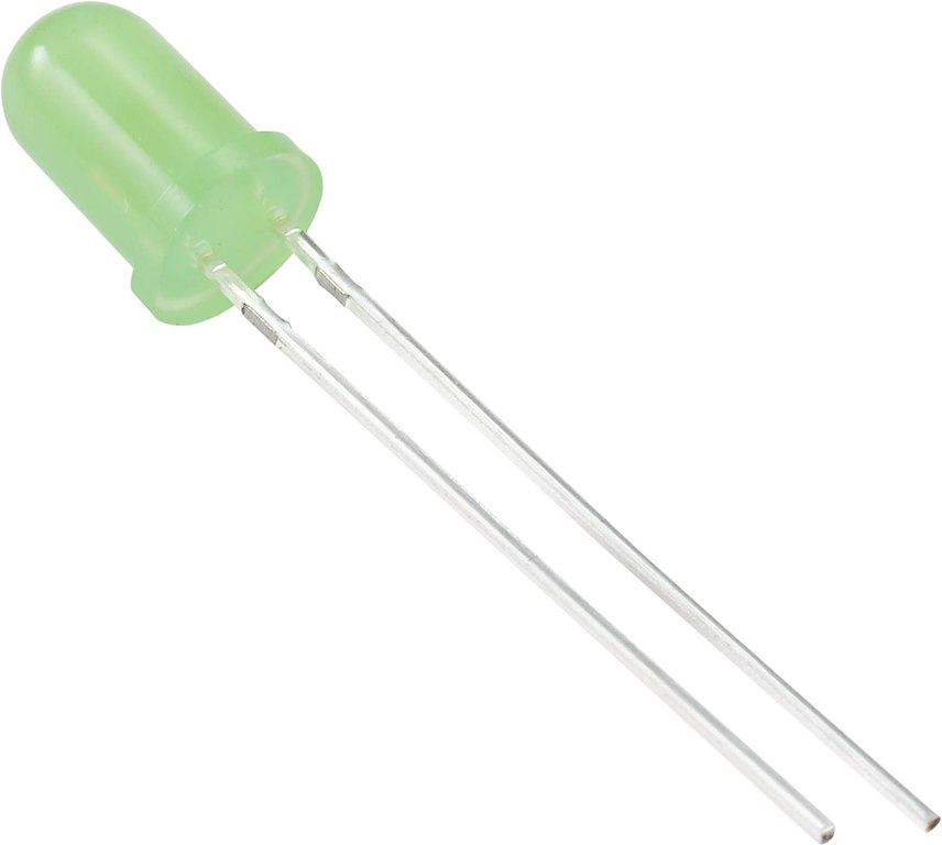 Tru Components difuzna LED zuto-zelena okrugla 5 mm 68 mcd 60 20 mA