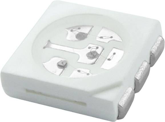 Tru Components SMD LED 5050 zelena 6000 mcd 120 20 mA 3,4 V