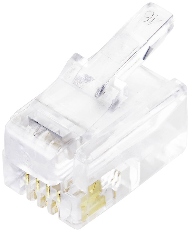 Tru Components Tru Components 4P4C RJ10 modularni utikac TC-10336056 ravni muski konektor broj polova 4P4C ad