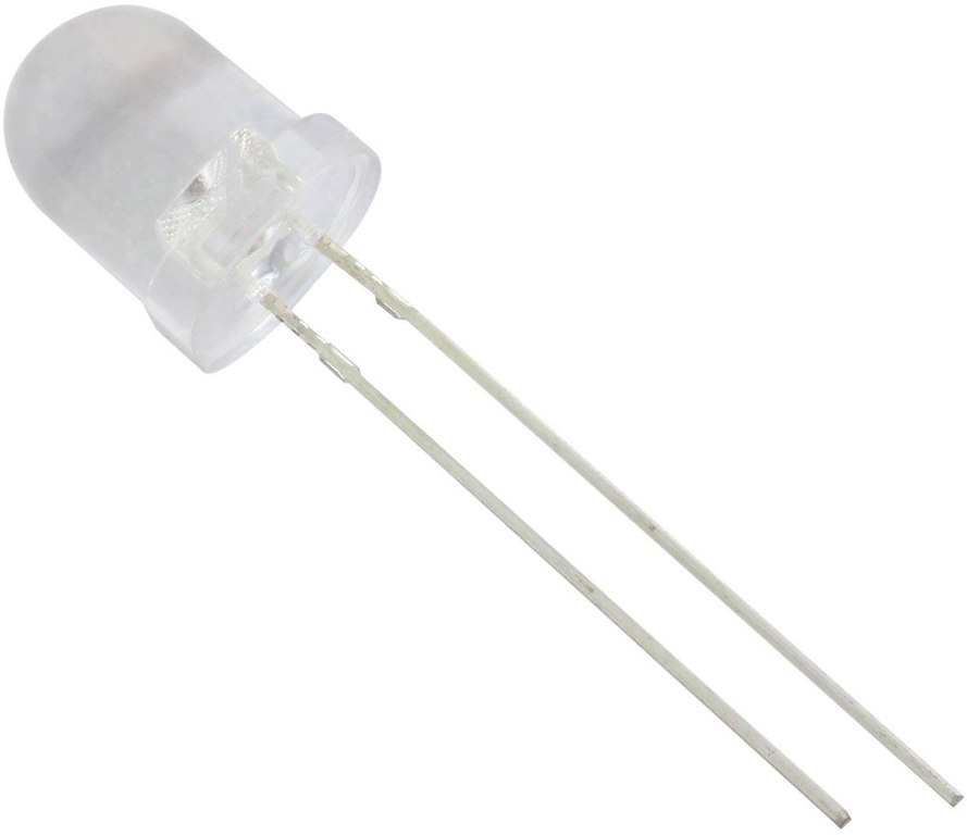 Tru Components 1573756 difuzna LED plava okrugla 8 mm 1800 mcd 25 20 mA 3,2 V