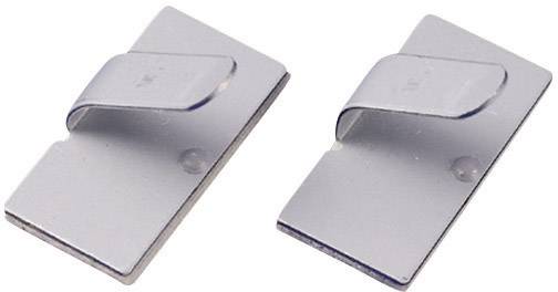 Baza za montazu, samolepljiva, srebrna Tru Components 1593025 TC-MVCR25203