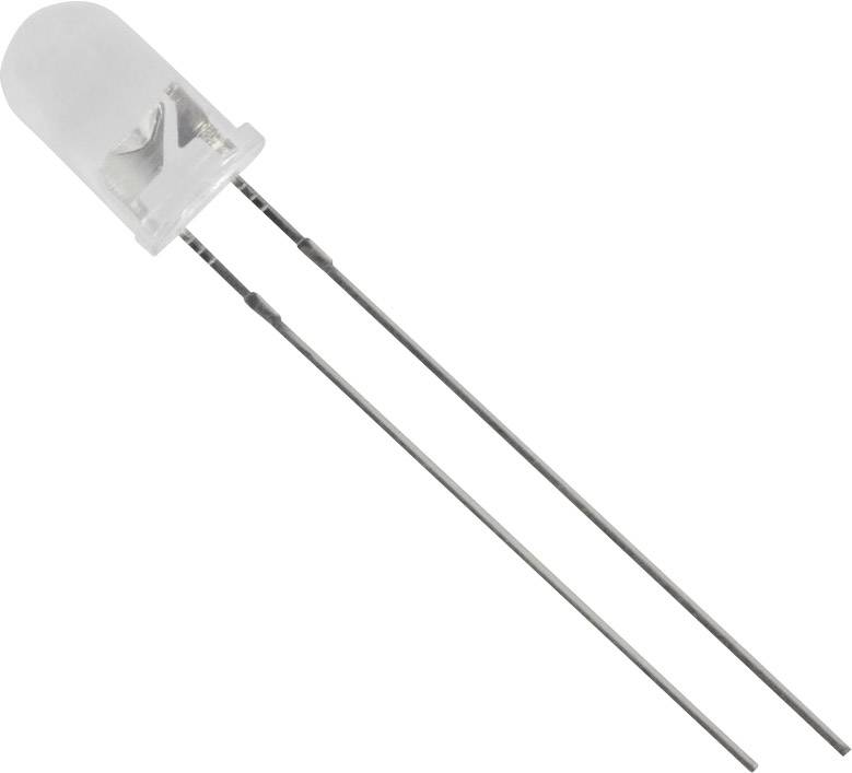 Tru Components 1577381 difuzna LED plava okrugla 5 mm 9500 mcd 15 20 mA