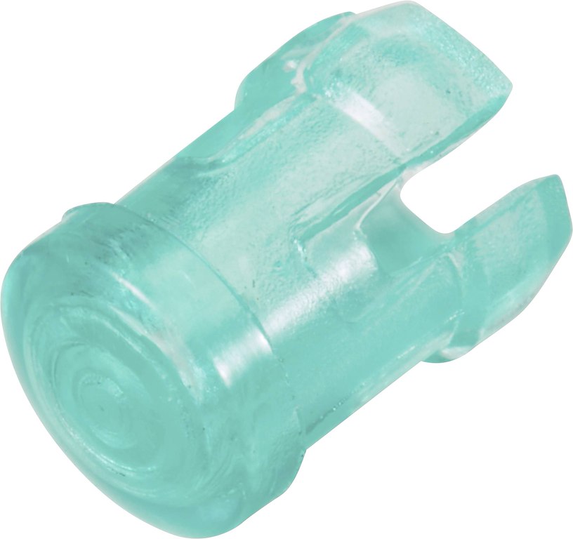 Tru Components TC-13030656 svetlosni poklopac zelena, providna Pogodno za (LED) LED 3 mm