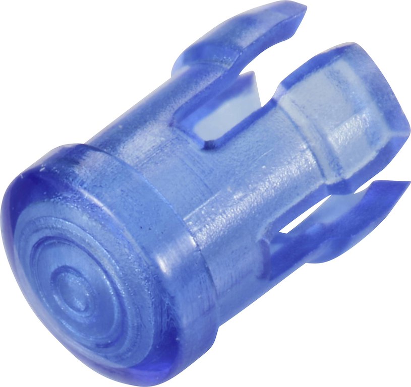 Tru Components TC-13030652 svetlosni poklopac plavi, providni Pogodno za (LED) LED 3 mm