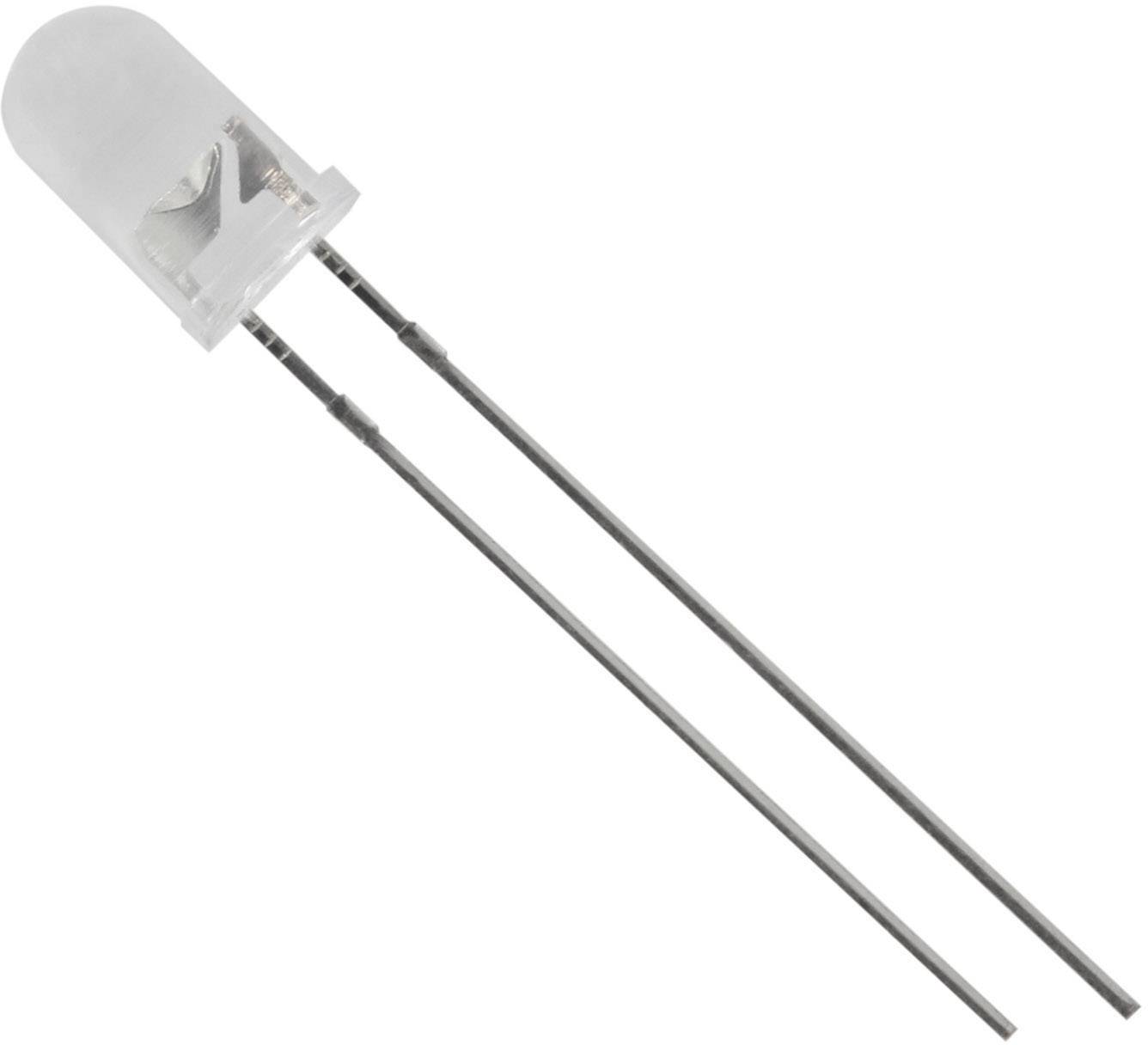Tru Components 1573712 difuzna LED crvena okrugla 5 mm 4000 mcd 40 20 mA 2,1 V
