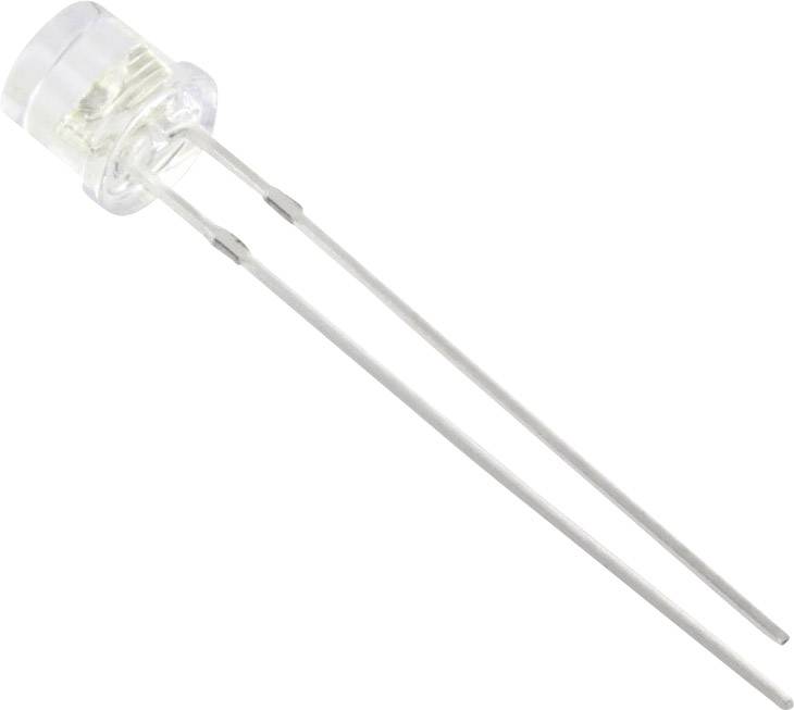 Tru Components 1577325 difuzna LED crvena cilindricna 5 mm 1600 mcd 90 20 mA
