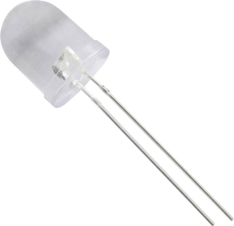 Tru Components 1577509 difuzna LED bela okrugla 10 mm 11000 mcd 25 20 mA