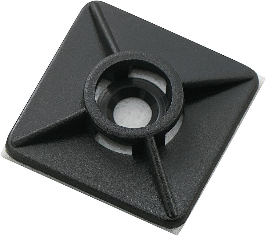 Baza za montazu, 4-strani navoj, crna Tru Components 541541 VCA26RBK