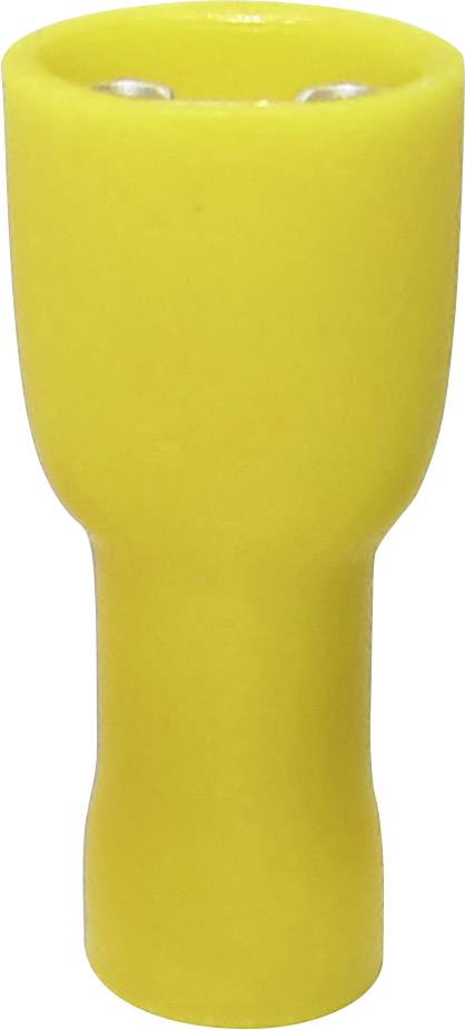 Plosnati utikac, sirina utikaca: 6,30 mm, debljina utikaca: 0,80 mm 180 izolovane, zute Tru Components 1583091 ad