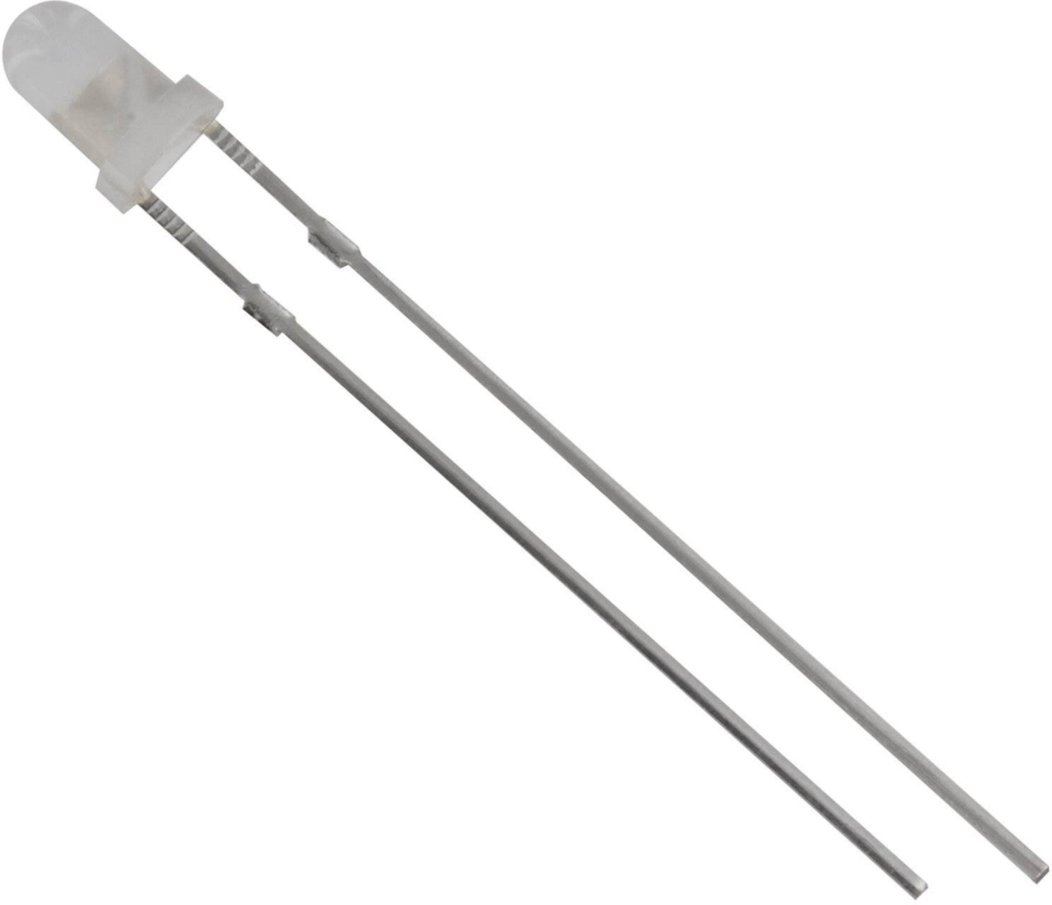 Tru Components 1573706 difuzna LED bela okrugla 3 mm 3500 mcd 60 20 mA 3,1 V