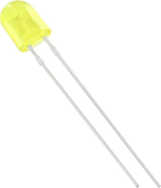 Tru Components 1577493 difuzna LED zuta ovalna 5 mm 450 mcd 110 , 50 20 mA