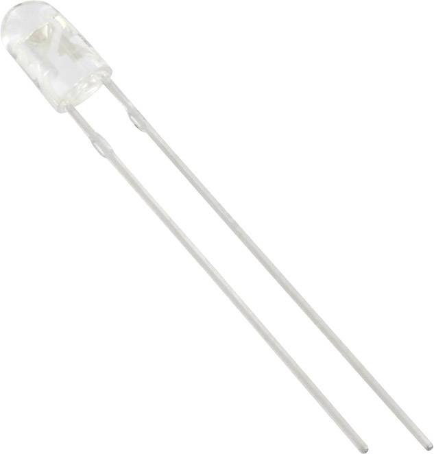 Tru Components 1577448 difuzna LED crvena ovalna 3 mm 1850 mcd 70 , 30 20 mA