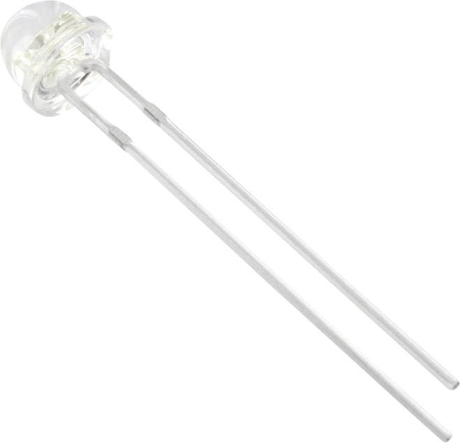 Tru Components 1577394 difuzna LED bela zvonasta 5 mm 1900 mcd 100 20 mA