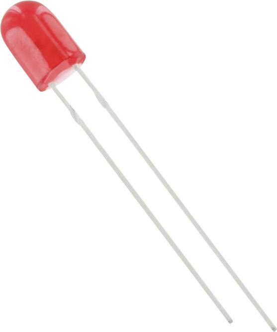 Tru Components 1577318 difuzna LED crvena ovalna 5 mm 550 mcd 110 , 50 20 mA