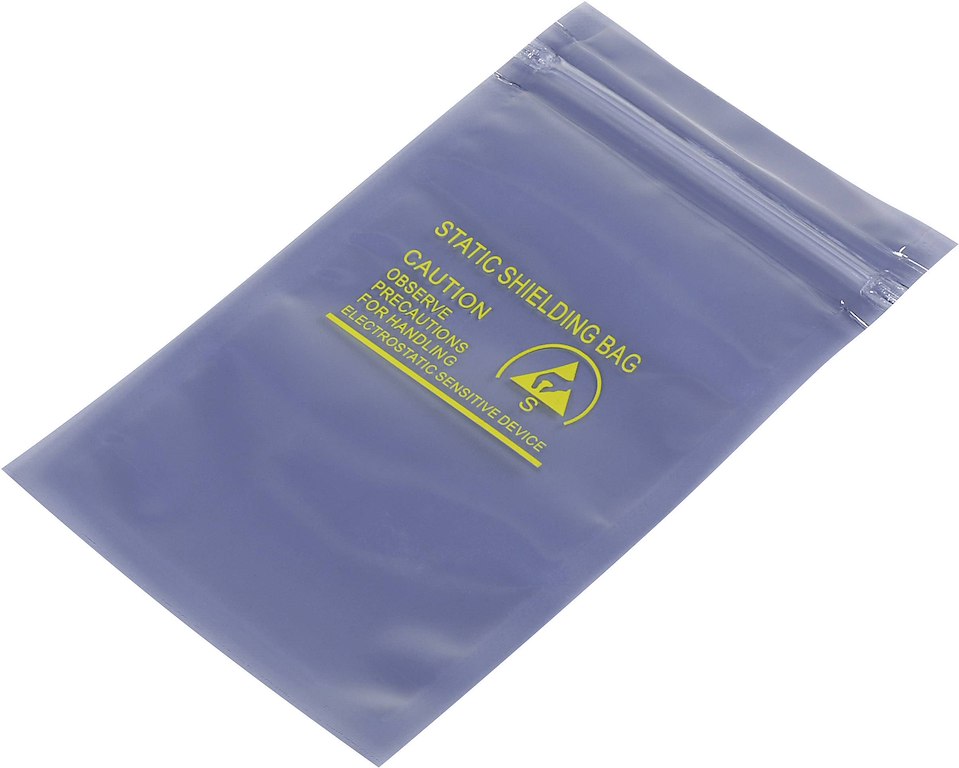 Tru Components ESD torba (D * s) 127 mm * 76 mm osigurana ESD kodna etiketa S visestruko zatvaranje ad