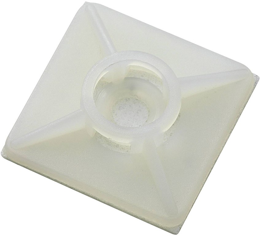 Podnozje za montazu, 4-strani navoj, providni Tru Components 541267 VCA19R
