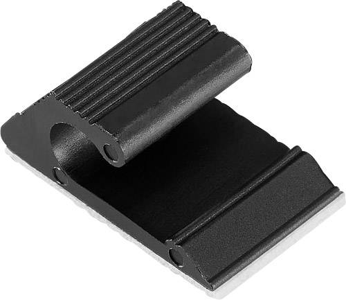 Baza za montazu, samolepljiva, crna Tru Components 1593113 TC-CATV-1203