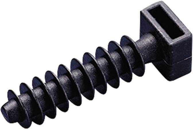 Drzac kabla sa lamelnom bazom, crni Tru Components 1593020 TC-CHR5203