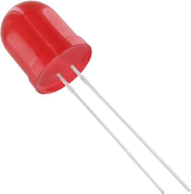 Tru Components 1577510 difuzna LED crvena okrugla 10 mm 325 mcd 50 20 mA