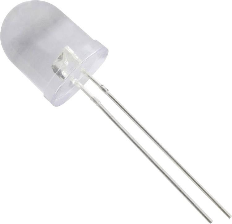 Tru Components 1577409 difuzna LED zuta okrugla 10 mm 1000 mcd 25 20 mA