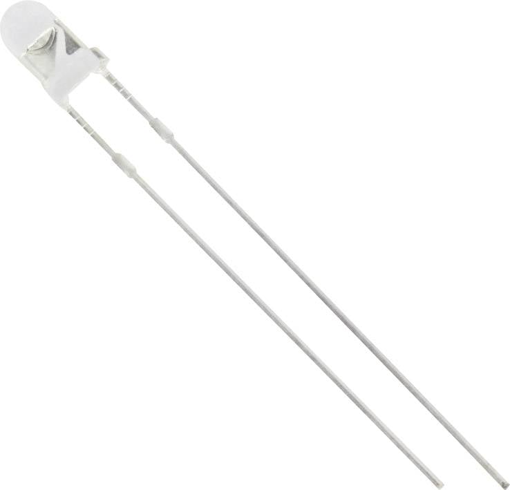 Tru Components 1577455 difuzna LED zuta okrugla 3 mm 800 mcd 40 20 mA