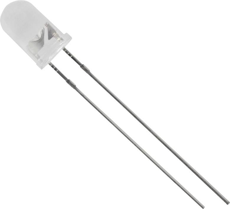 Tru Components 1577382 difuzna LED zuta okrugla 5 mm 1150 mcd 20 , 25 20 mA