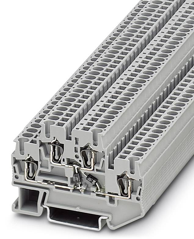 Phoenix Contact 3035263 terminalni blok za montazne elemente 5,2 mm opruga siva 50 kom.