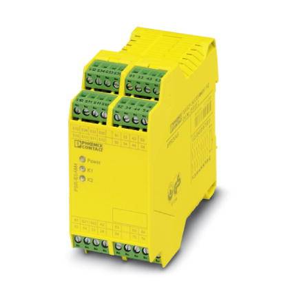sigurnosni relej PSR-SPP- 24UC/ESAM4/8X1/1X2 Phoenix Contact Radni napon (broj): 24 V/DC, 24 V/AC 8 NO, 1 NC (s k V k D) 45 k 112 k 114,5 mm 1 kom.