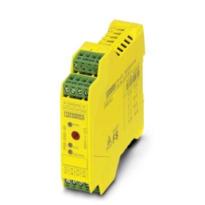 sigurnosni relej PSR-SCP- 24DC/ESD/4X1/30 Phoenix Contact Radni napon (broj): 24 V/DC 4 kontakta (s k V k D) 22,5 k 99 k 114,5 mm 1 kom.