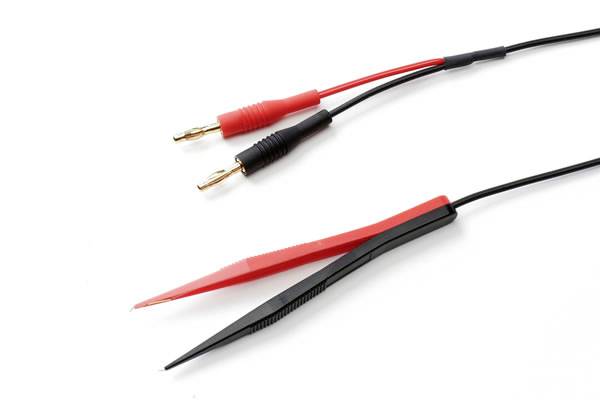SKS Hirschmann TW 120 BAN merni kabl [lamelarni muski konektor 4 mm – sonda] 1.20 m crna, crvena