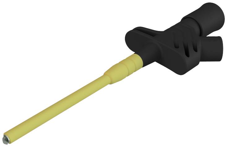 SKS Hirschmann KLEPS 2900 sw ispitni vrh 4 mm prikljucak CAT III crna
