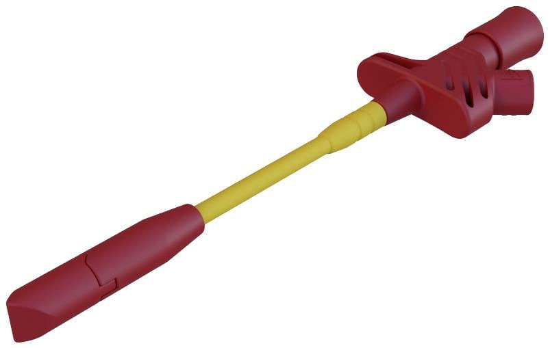 SKS Hirschmann KLEPS 2700 rt odvojna tezaljka uticni prikljucak 4 mm CAT III crvena