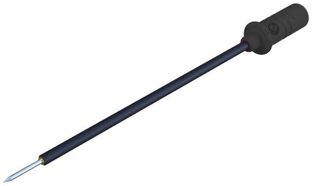 SKS Hirschmann Micro-Pruef MPS 2/0,64 FT sw ispitni vrh uticni prikljucak 0,64 mm CAT I crna
