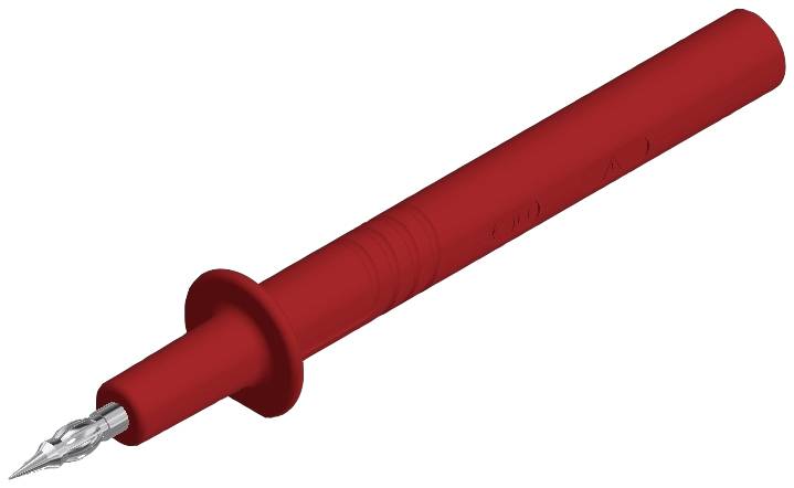 SKS Hirschmann PRUEF 3 rt ispitni vrh uticni prikljucak 4 mm CAT I crvena