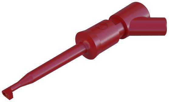 SKS Hirschmann KLEPS 2 BU rt ispitni vrh uticni prikljucak 2 mm CAT I crvena