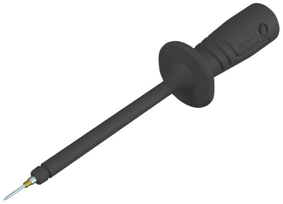 SKS Hirschmann PRUEF 2610 FT sw sigurnosni ispitni vrh uticni prikljucak 4 mm CAT II 1000 V crna